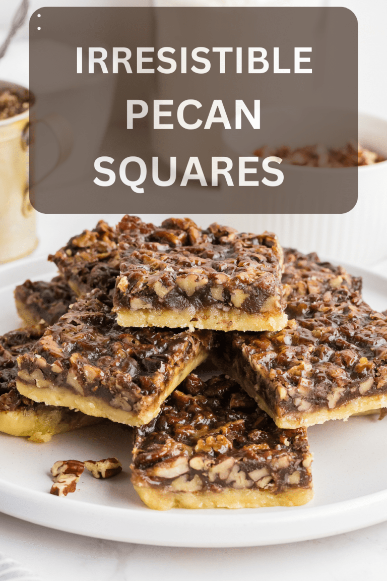 Pecan Squares Recipe - Tasty Homemade Recipes