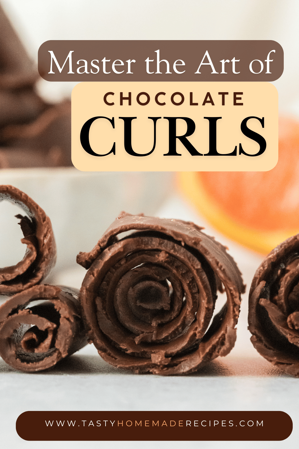How to Make Chocolate Curls (Video) - Tasty Homemade Recipes