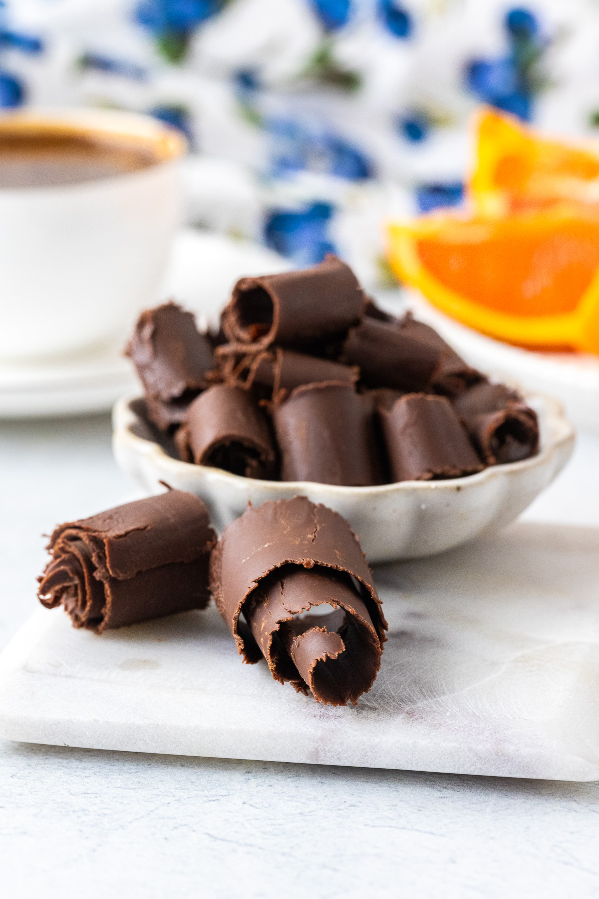 How to Make Chocolate Curls (Video) - Tasty Homemade Recipes